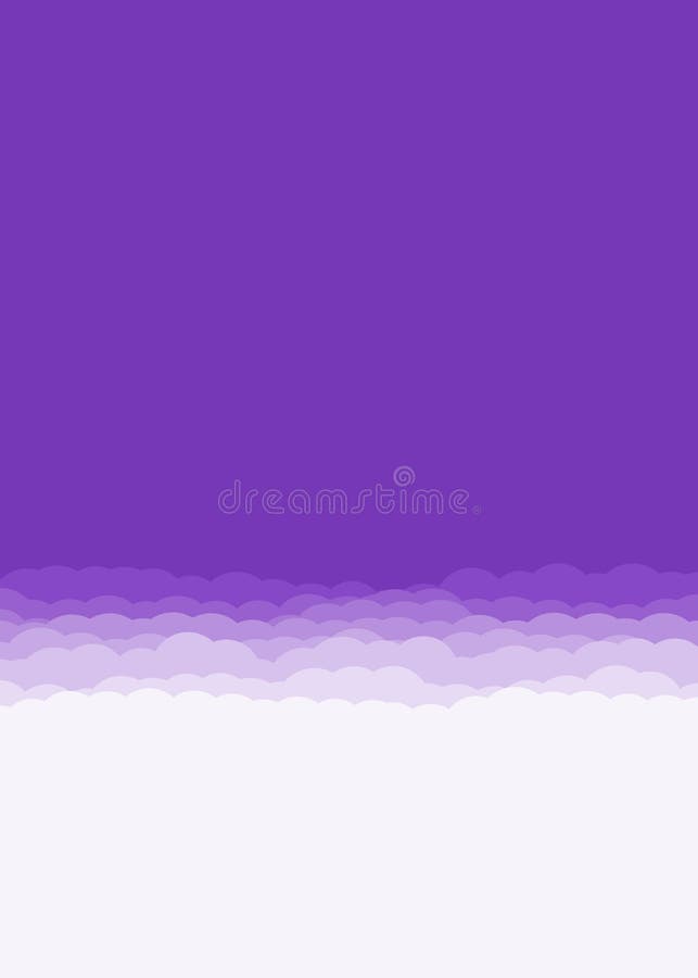 Abstract Color Clouds Sky Generative Art Background Illustration Stock ...