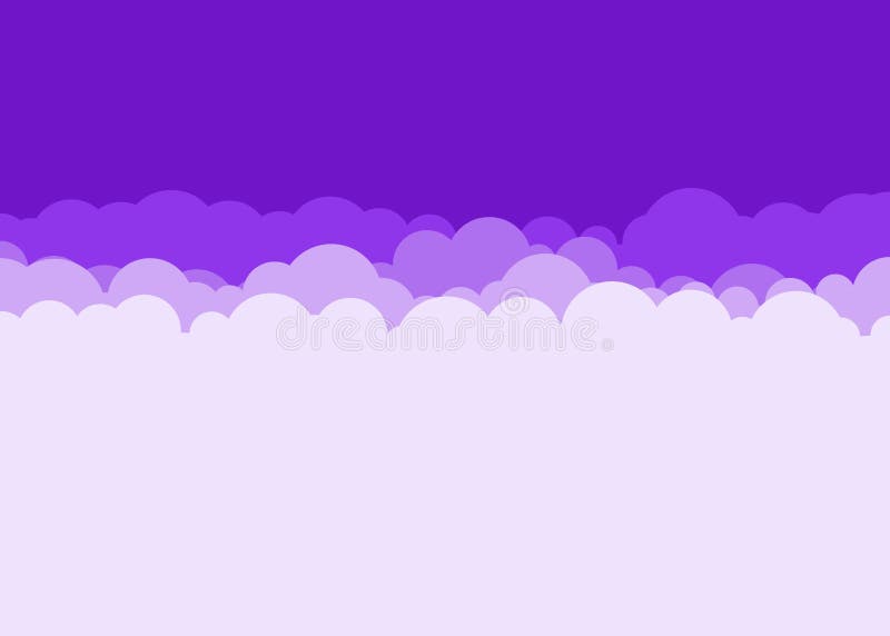 Abstract Color Clouds Sky Generative Art Background Illustration Stock ...