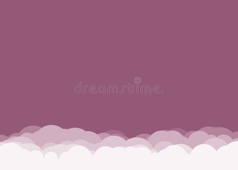Abstract Color Clouds Sky Generative Art Background Illustration Stock ...