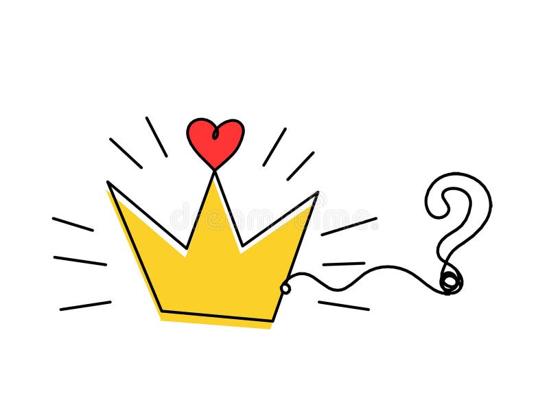 Question Mark Crown Stock Illustrations – 222 Question Mark Crown Stock ...