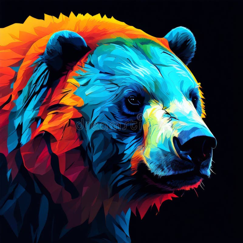 Abstract color digital art stock illustration. Illustration of nature ...