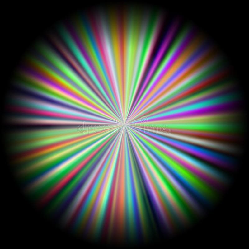 Abstract Color Disk with Background Stock Illustration - Illustration ...