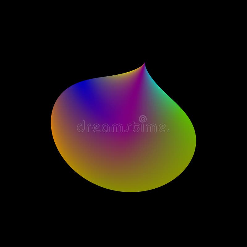 Abstract color drop stock illustration. Illustration of graphic - 135896593