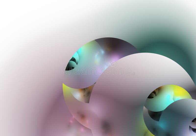 Abstract Color Dynamic Background with Lighting Effect. Fractal Art ...