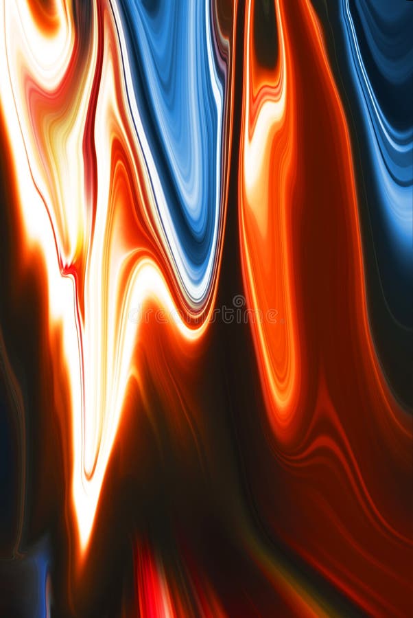 Abstract Color Flow Texture Background Stock Illustration ...