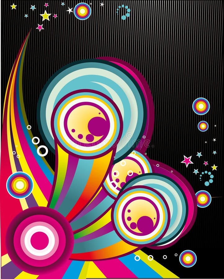 Abstract Color Illustration Stock Vector - Illustration of contrast ...