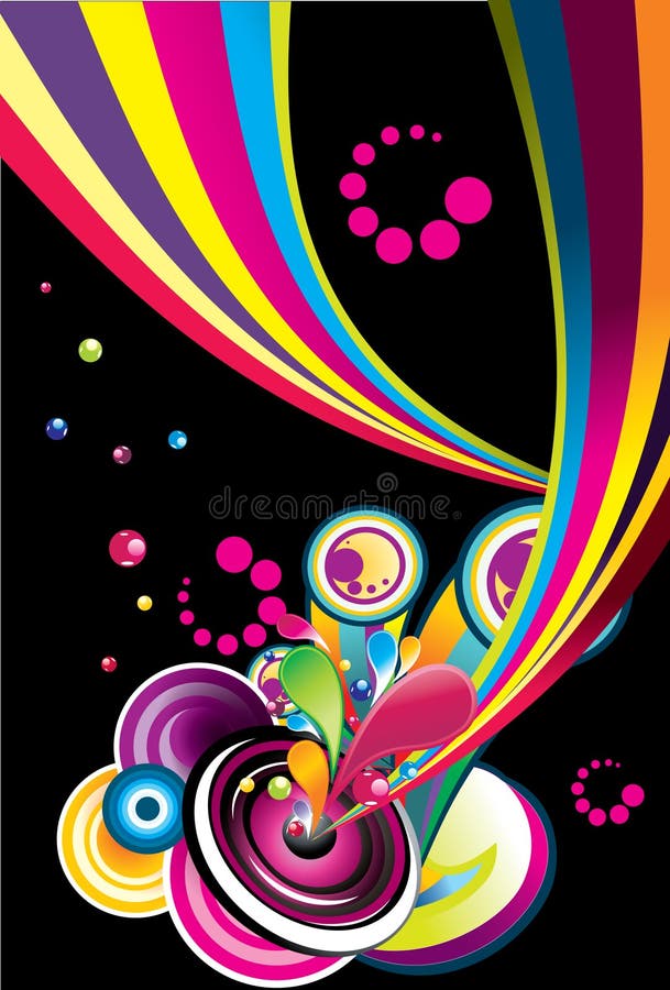 Abstract Color Illustration Stock Vector - Illustration of graphic ...