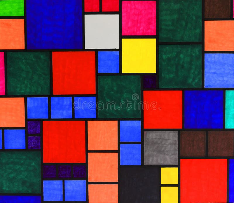 Squares of Color stock photo. Image of black, abstract - 160090726