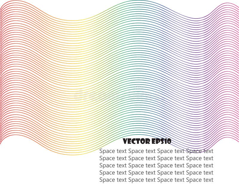 Abstract Color Lined Pattern Background,EPS10 Stock Illustration ...