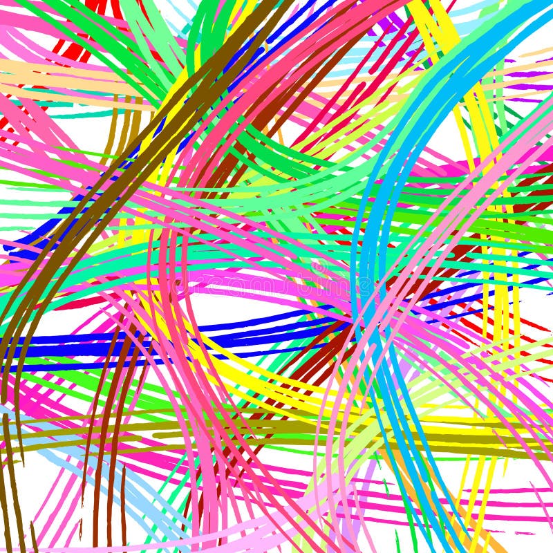 Abstract color lines stock illustration. Illustration of composition ...