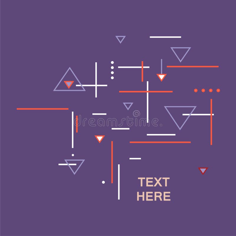 Abstract Color Lines and Triangles on Color Background Dynamic Shapes ...