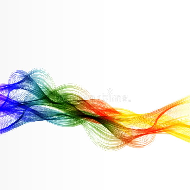 Abstract Color Lines Wave Design Stock Vector - Illustration of digital ...