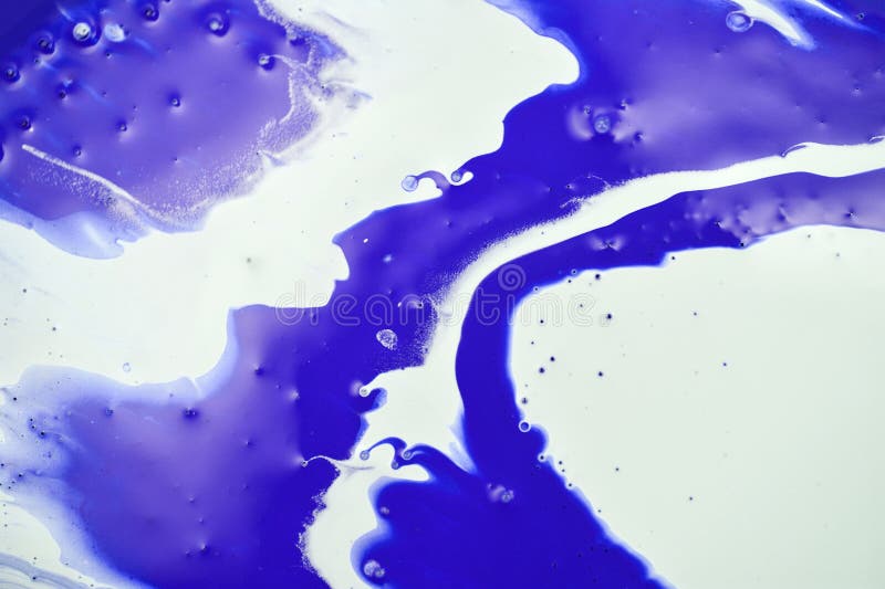 Abstract Color Liquid Acrylic Background. Hand Drawing Art. Self Made ...