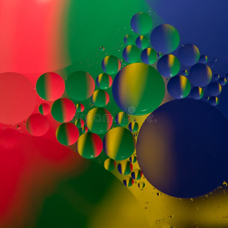 Abstract color oil drops stock photo. Image of oily, float - 54592796