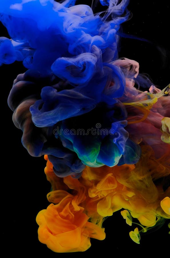 Abstract Color Paint Splash on Background, Splash of Paint. Abstract ...