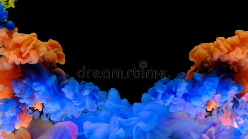 Abstract Color Paint Splash on Background, Splash of Paint. Abstract ...