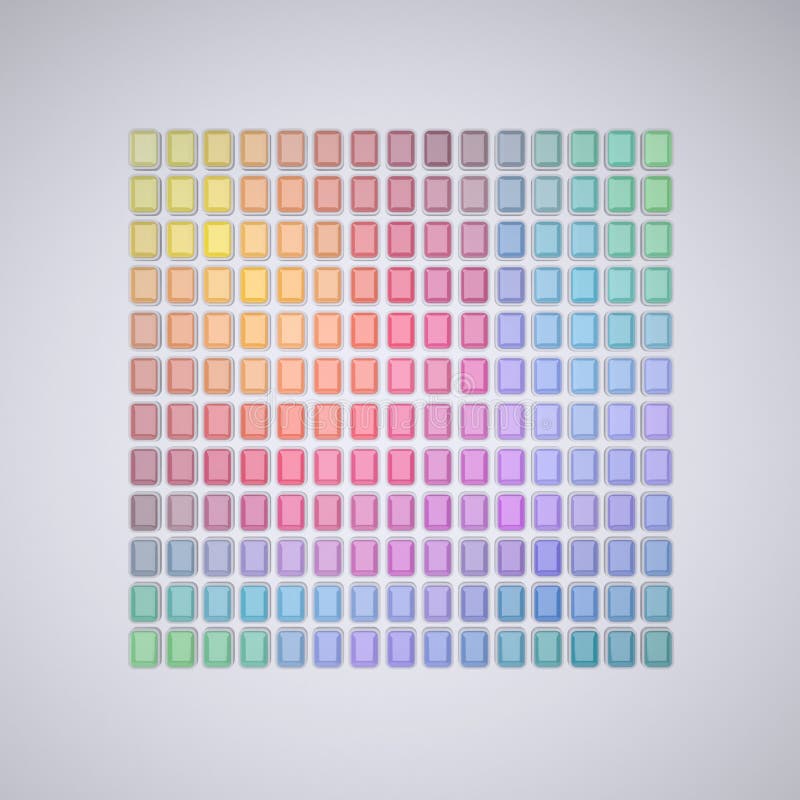 Abstract Color Palette stock illustration. Illustration of palette ...
