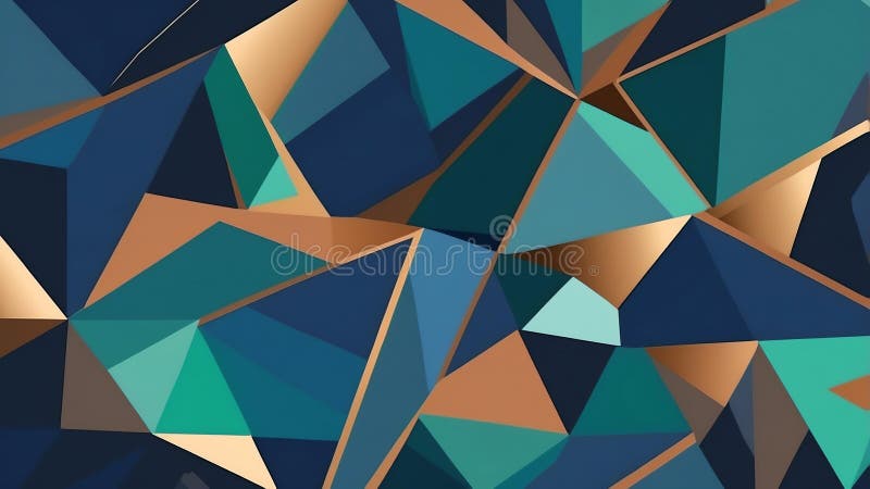 Abstract Color Palette Wallpaper with Indigo Emerald G Ai Generated ...