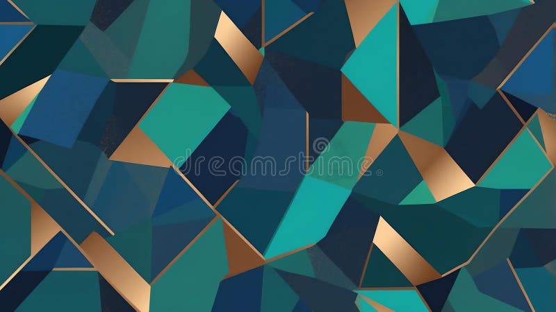 Abstract Color Palette Wallpaper with Indigo Emerald G Ai Generated ...