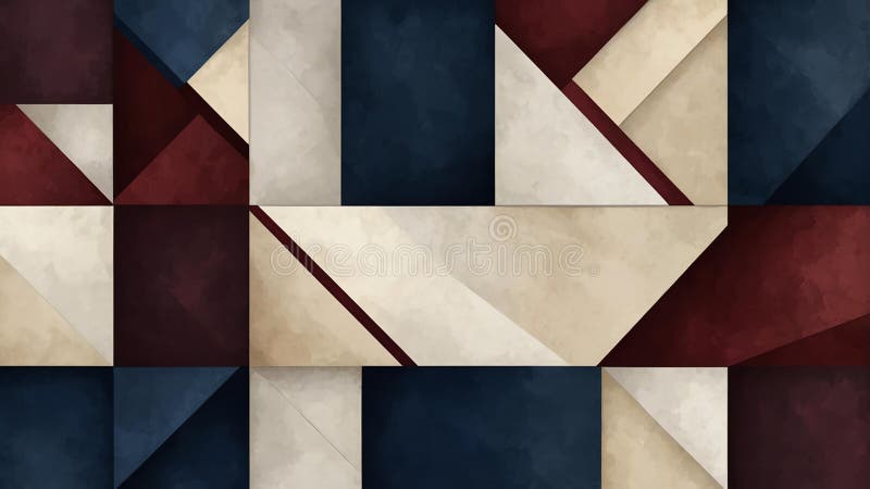 Abstract Color Palette Wallpaper with Navy Blue Maroon Ai Generated ...