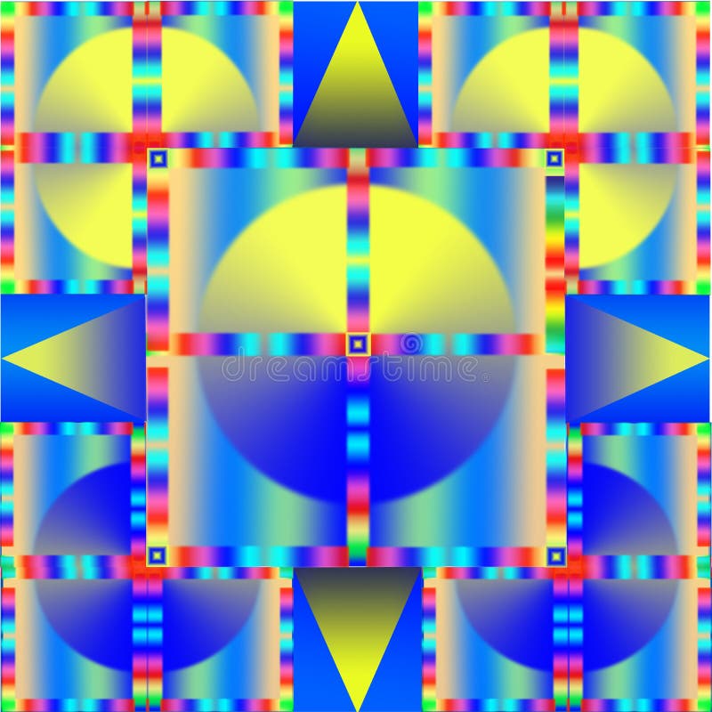 Abstract Color Pattern, Backgrounds Stock Illustration - Illustration ...