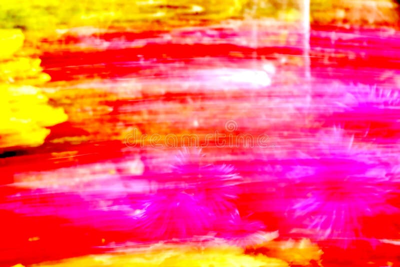 Abstract Ice Pattern and Drawing Appearing on the Surface of the Water ...