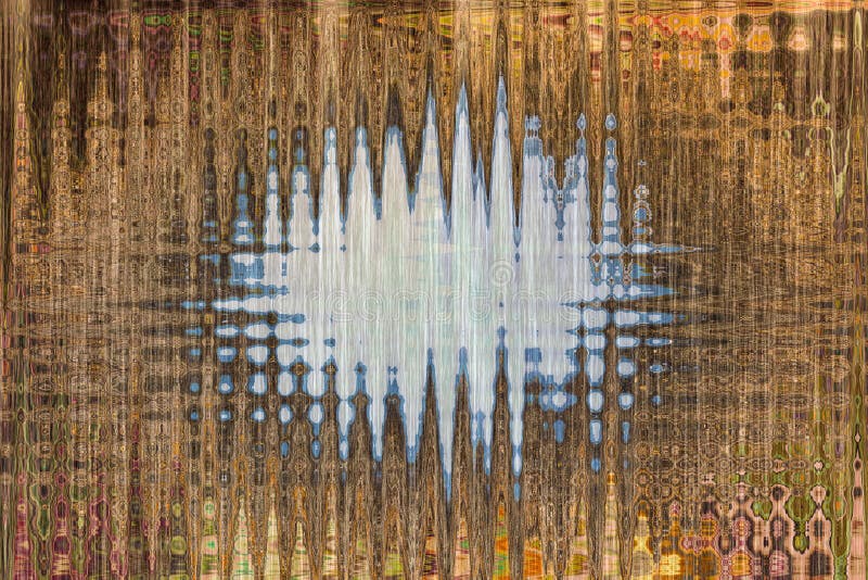 Abstract Color Patterns on Retro Dirty Texture Stock Illustration ...