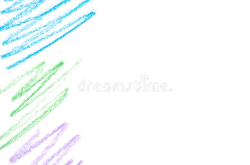 Abstract Color Pencil Scribbles Background. Stock Image - Image of ...