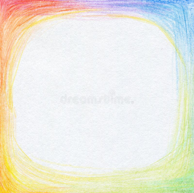 Abstract Color Pencil Scribbles Background. Stock Image - Image of ...