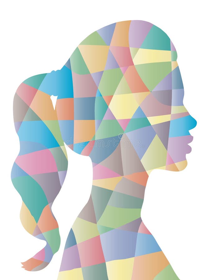 Woman Shape for Human Rights Stock Illustration - Illustration of ...