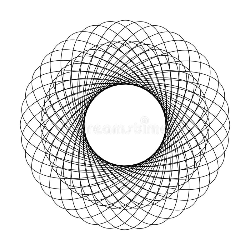 Abstract Round Circle Line Art Design Background Animation Computer ...