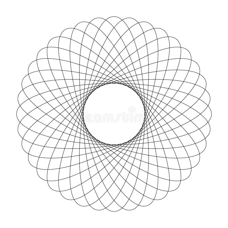 Abstract Round Circle Line Art Design Background Animation Computer ...