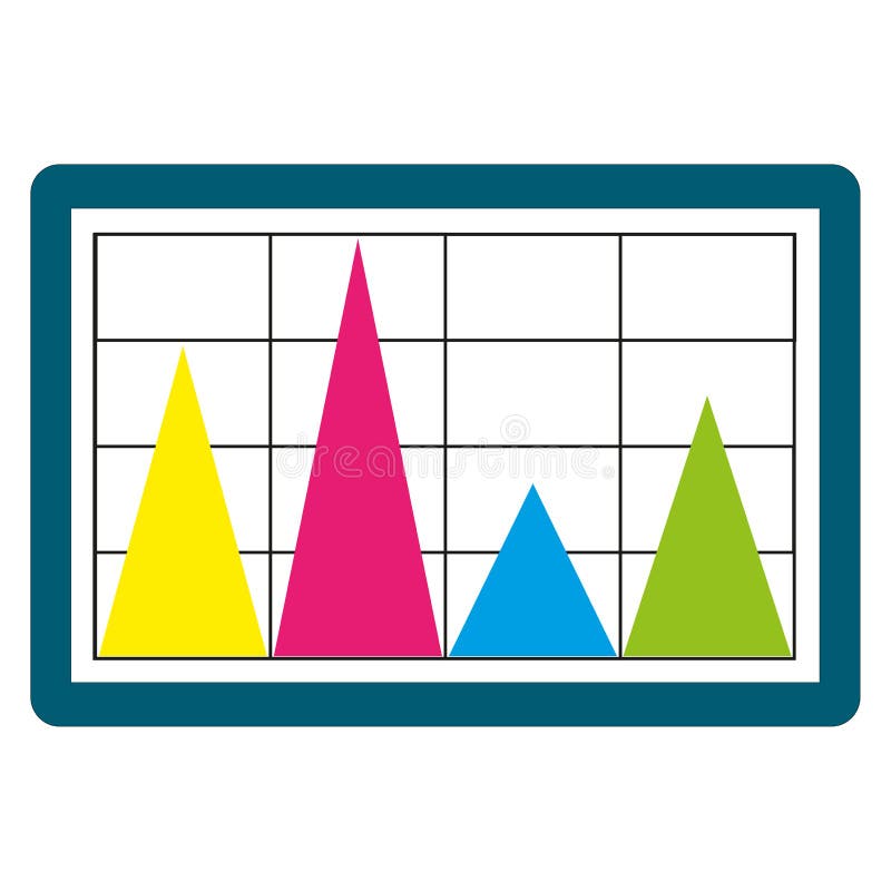 Abstract Color Pyramids Graphic. Data Information Infographic. Vector ...