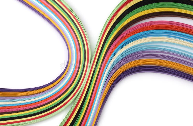 Abstract Color Rainbow Strip Paper Background. Template for Prints ...