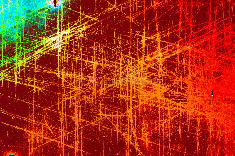 Abstract Color Scratch Background in Rainbow Style Stock Illustration ...