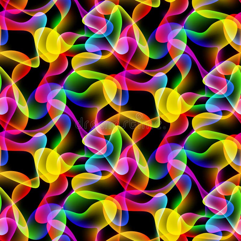 Abstract Color Seamless Pattern Stock Vector - Illustration of element ...