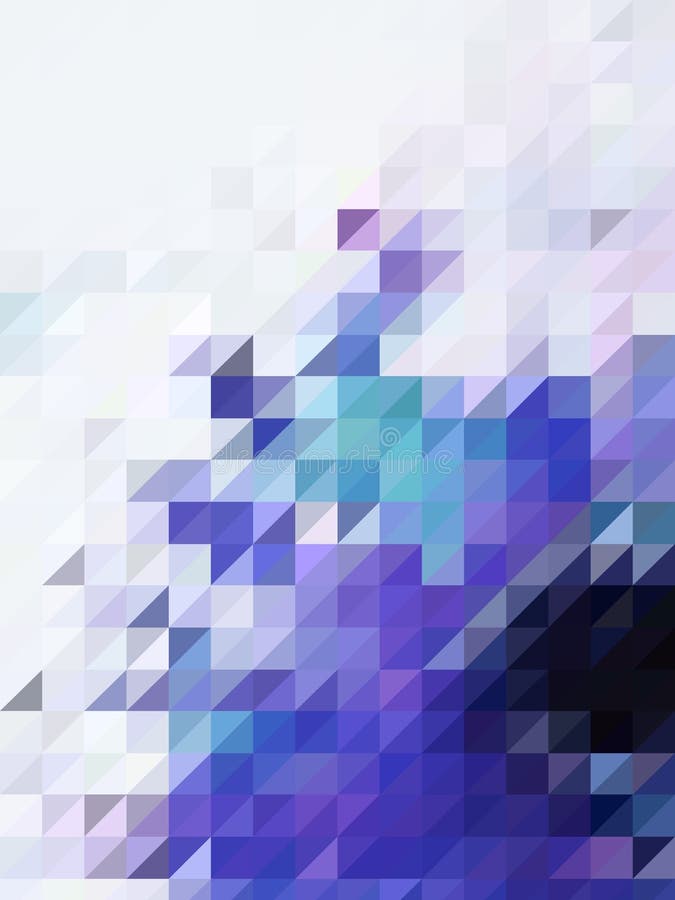 Triangles Pattern With Color Shade Of Blue And Little Line Stock Vector ...