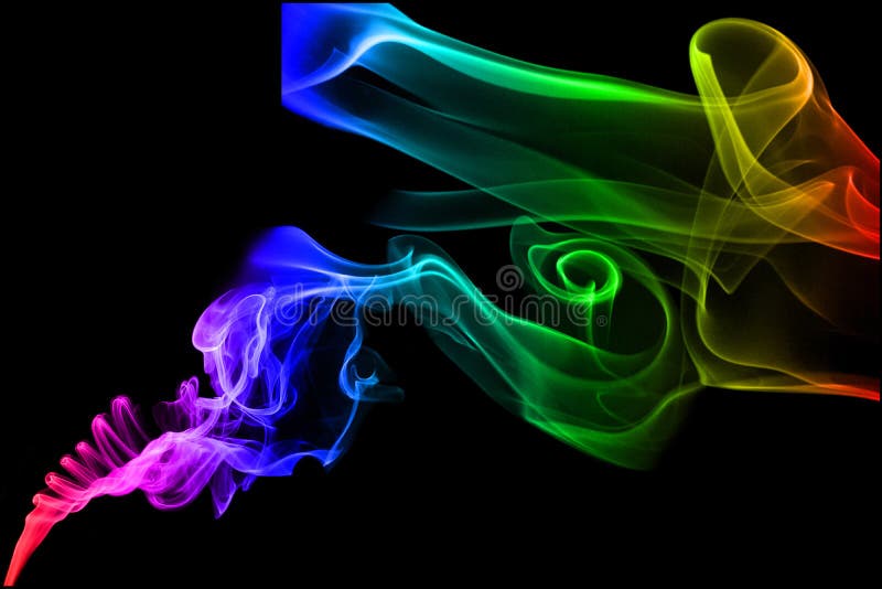Abstract Color Smoke Background Stock Image - Image of glitter ...