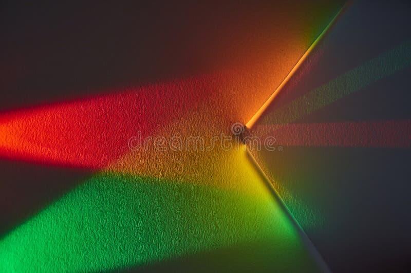 Abstract Color Spectrum with Diagonal Light Play on Texture Stock Image ...