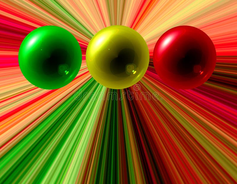 Abstract color spheres stock illustration. Illustration of effect - 9765182