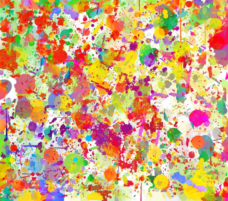 Abstract Color Splash Background Illustration Stock Illustration ...