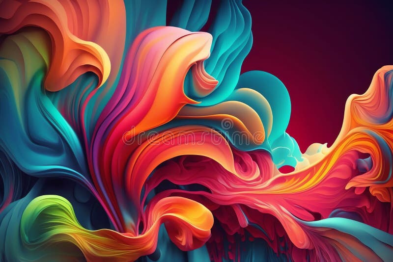 Abstract Color Splash Background. Paint Splashes. Painting Concept ...