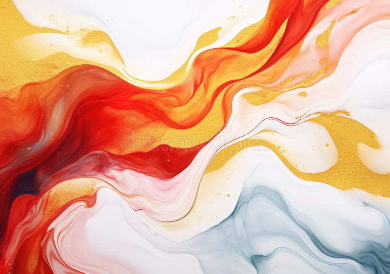 Abstract Color Splash Isolated on White Background Stock Illustration ...