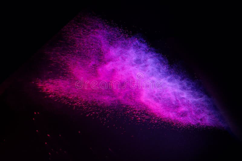 Abstract Color Splash for Wallpaper Design. Colorful Dust Explode ...