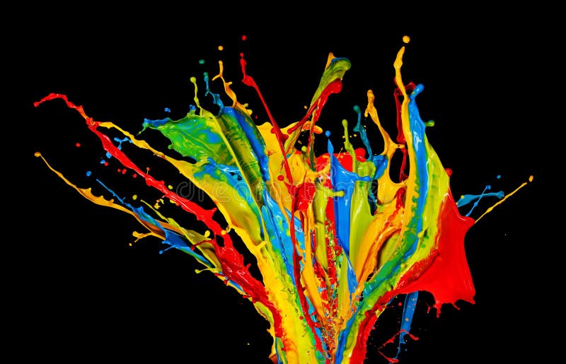 Color Splash stock illustration. Illustration of effect - 14230296