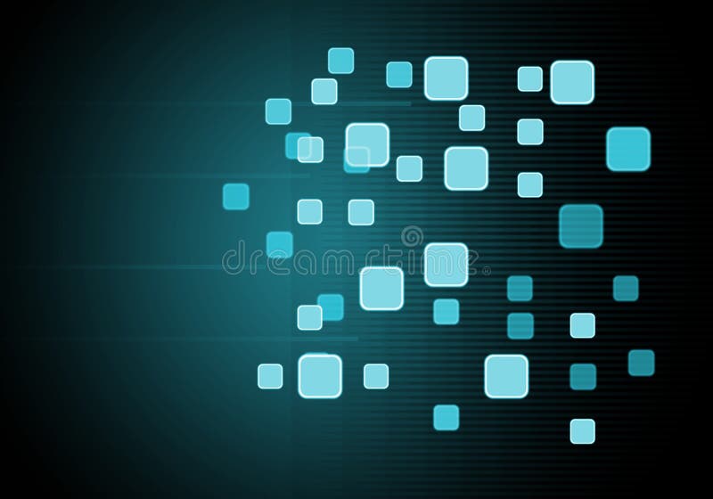 Abstract Color Squares Background Stock Illustration - Illustration of ...