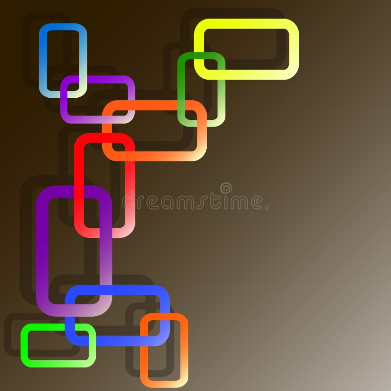 Abstract Color Squares Background Stock Illustration - Illustration of ...