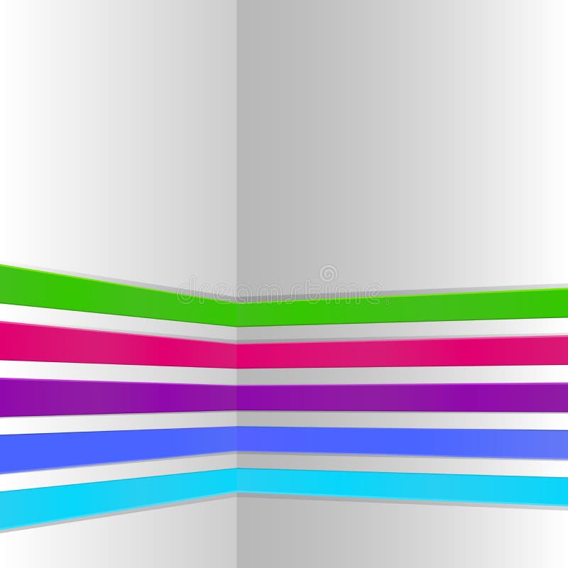 Abstract Color Stripes Design Stock Vector - Illustration of clean ...