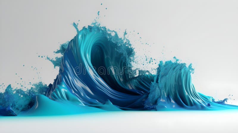 Abstract Color Symphony, Dynamic Desktop Composition Stock Illustration ...