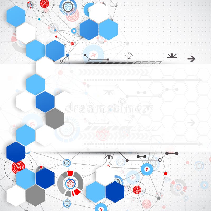 Abstract Color Technology Background Computer/technology Theme Stock ...